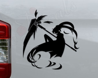 Angry Anime Popping Vein Vinyl Decal Sticker JDM Manga Comic Car Window ...