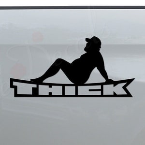 Funny Thick Fat Trucker Guy Driver Trucking Big Rig Wheeler Die Cut ...