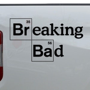 Breaking Bad Elements Drug Lab Die Cut Vinyl Decal Sticker for Car ...