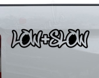 Jdm Low and Slow Car Decal - Etsy