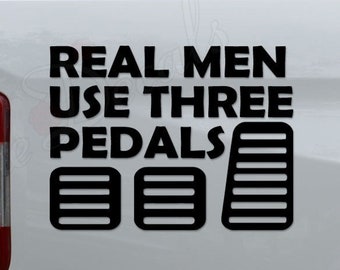 Real Men Use Pedals - Etsy