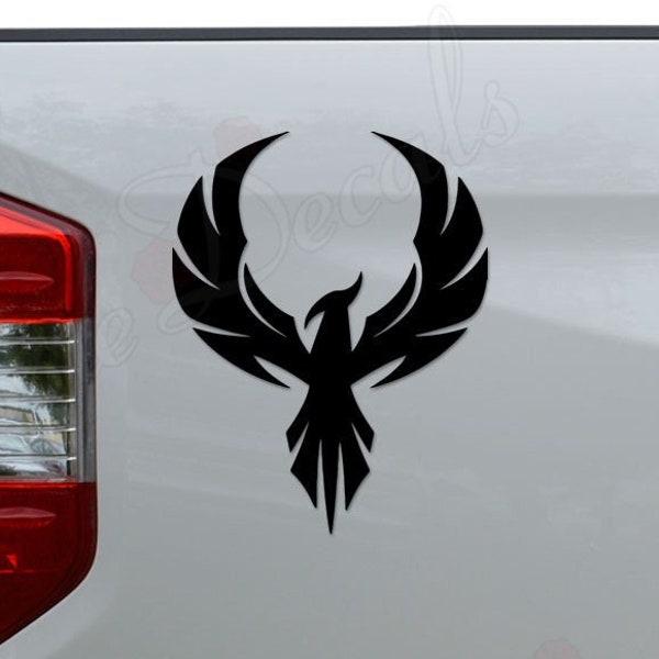Phoenix Rising Car Decal - Etsy