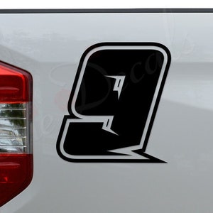 Racing Race Number 9 Style #21 Go Kart Helmet Die Cut Vinyl Decal ...