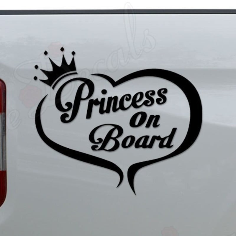 Princess Crown Decal - Etsy