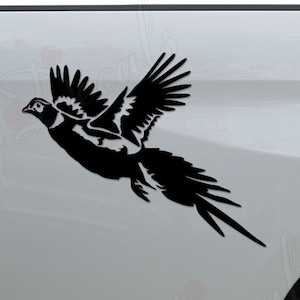 Pheasant Bird Hunting Sportsman Die Cut Vinyl Decal Sticker for Car ...