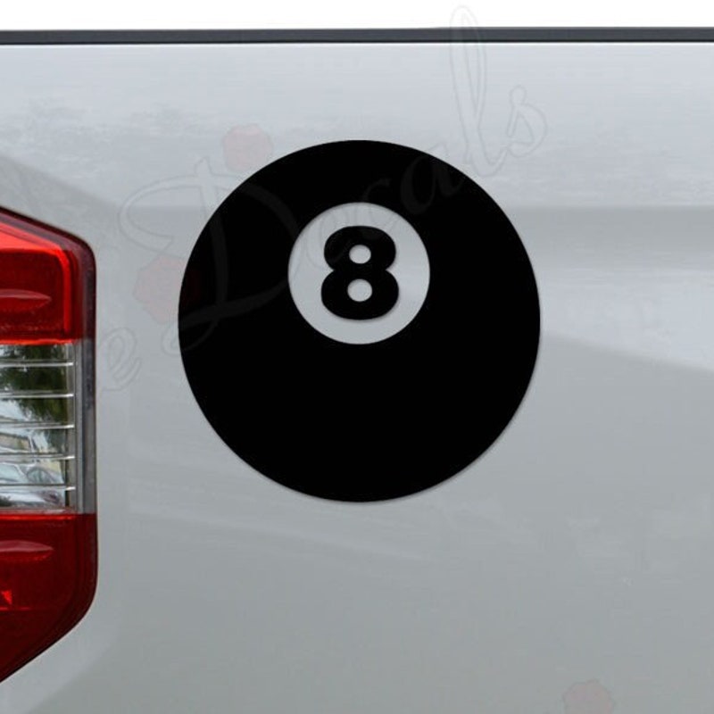 8 Ball Decal - Etsy