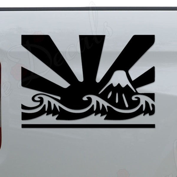 Japanese Rising Sun Decals - Etsy