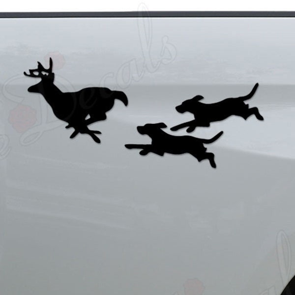 Dog Chasing Deer - Etsy