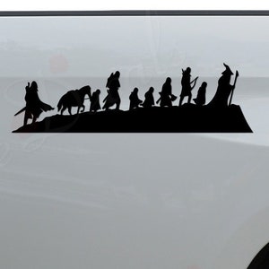 Hobbit LOTR Gandalf Caravan Middle Earth Die Cut Vinyl Decal Sticker ...