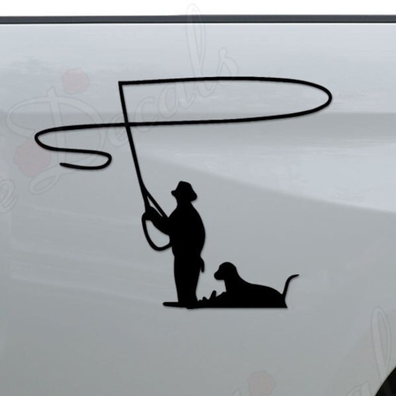 Fishing Wall Decal - Etsy