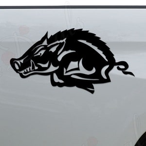 Charging Boar Wild Hog Pig Die Cut Vinyl Decal Sticker for Car - Etsy