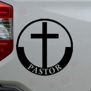 Christian Pastor Church Die Cut Vinyl Decal Sticker for Car Truck ...