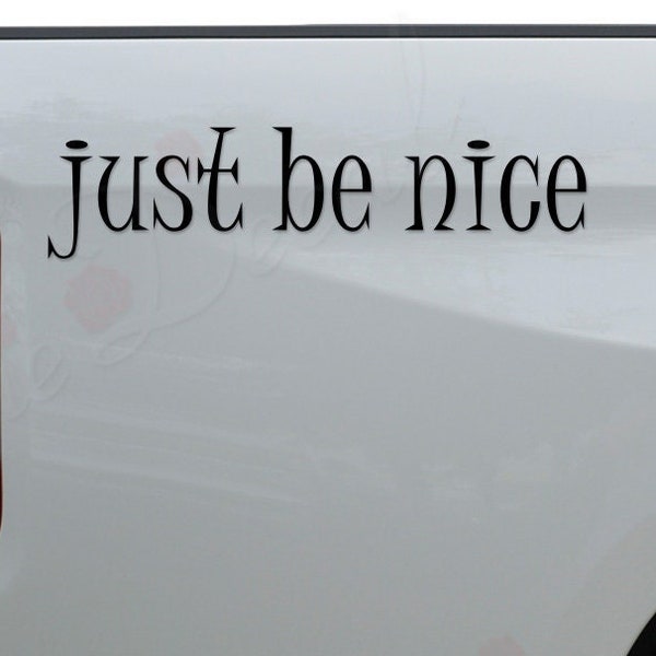 Nice Car Decal - Etsy
