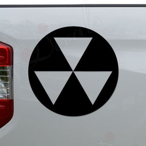 Fallout Shelter Nuke Radiation Die Cut Vinyl Decal Sticker for Car ...