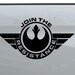 Join the Resistance Rebel Die Cut Vinyl Decal Sticker for Car Truck ...