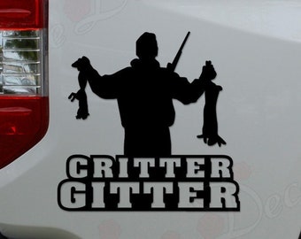 Rabbit Hunting Truck Decal - Etsy