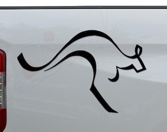 Kangaroo Window Decal - Etsy
