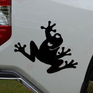 Cute Tree Frog Tropical Rain Forest Die Cut Vinyl Decal Sticker for Car ...