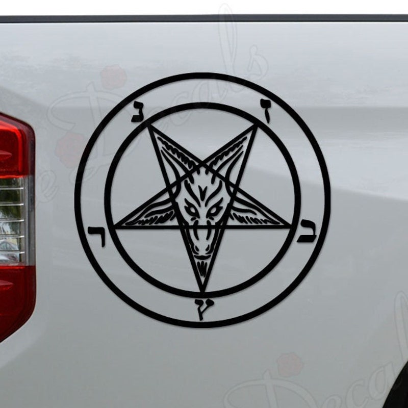 Pentagram Car Decals - Etsy