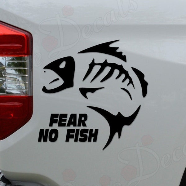Fear No Fish Decal - Etsy