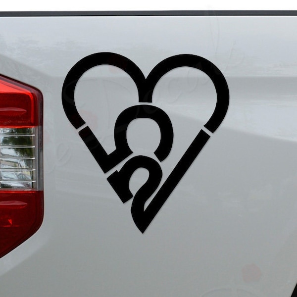 Heart Wall Decal - Etsy