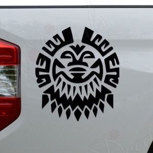 Mayan Indian Mask Native Die Cut Vinyl Decal Sticker for Car Truck ...