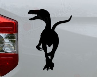Velociraptor Car Decal - Etsy