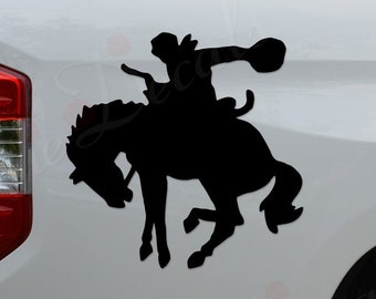 Cowboys Riding Horse Western Car Window Vinyl Decal Sticker - Etsy