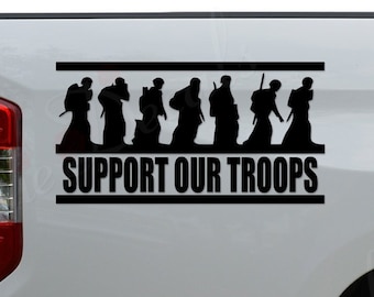 Support Our Troops Sticker - Etsy