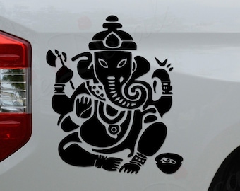 Ganesha Car Sticker - Etsy