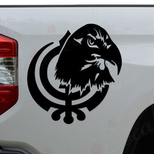 Khanda Eagle Sikh Die Cut Vinyl Decal Sticker for Car Truck Motorcycle ...