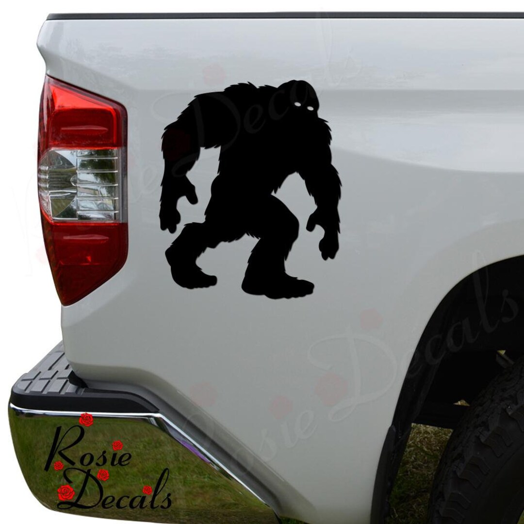 Hulky Bigfoot Monster Yeti Sasquatch Die Cut Vinyl Decal Sticker for ...