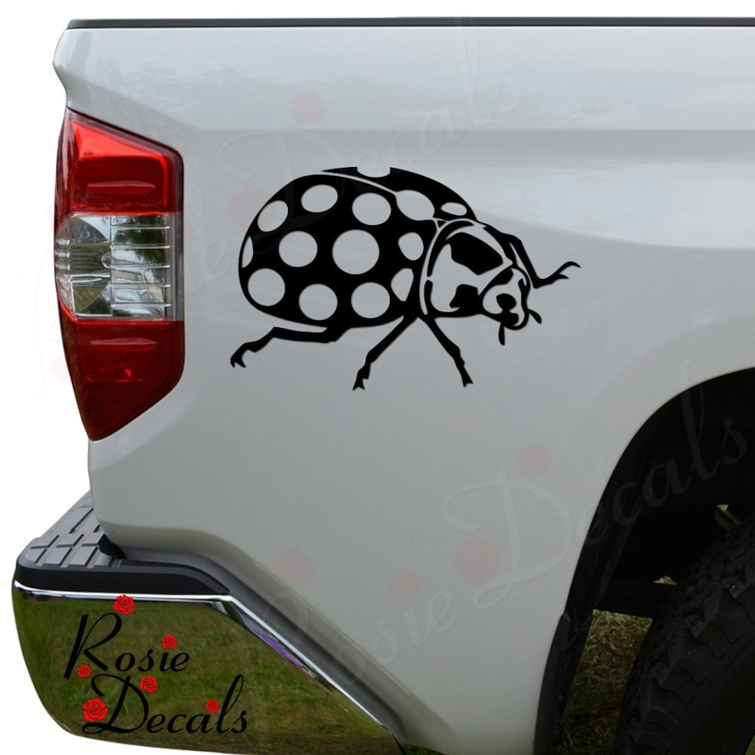 Ladybug Ladybird Polka Dot Bug Insect Die Cut Vinyl Decal Sticker for ...