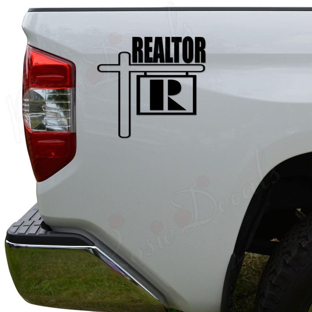 Real Estate Realtor Agent Home House Mortgage Die Cut Vinyl Decal ...