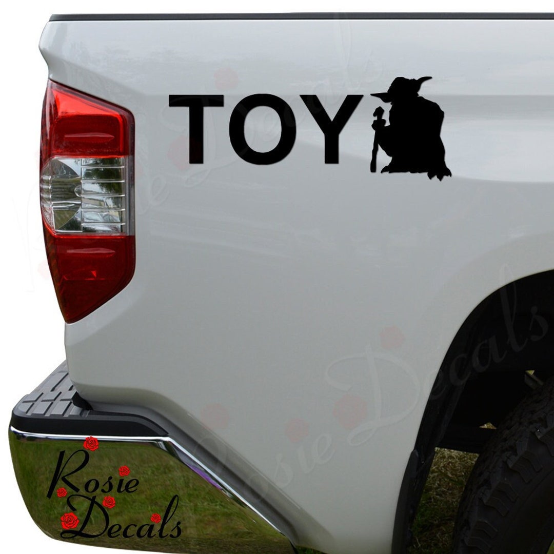 Funny Toyoda Yoda Jedi Master Die Cut Vinyl Decal Sticker for Car Truck ...