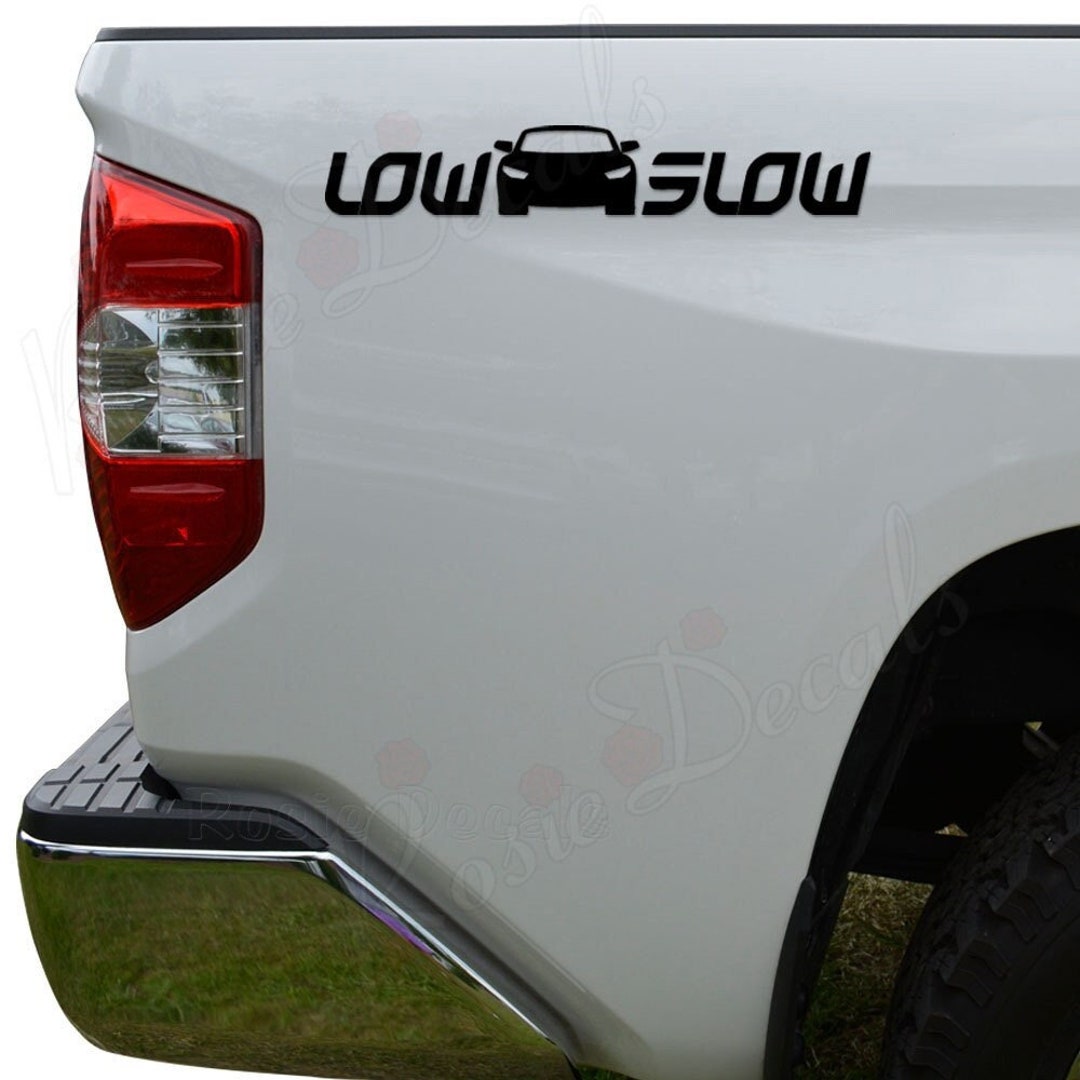 Low and Slow JDM Japanese Motorsports Die Cut Vinyl Decal Sticker for ...