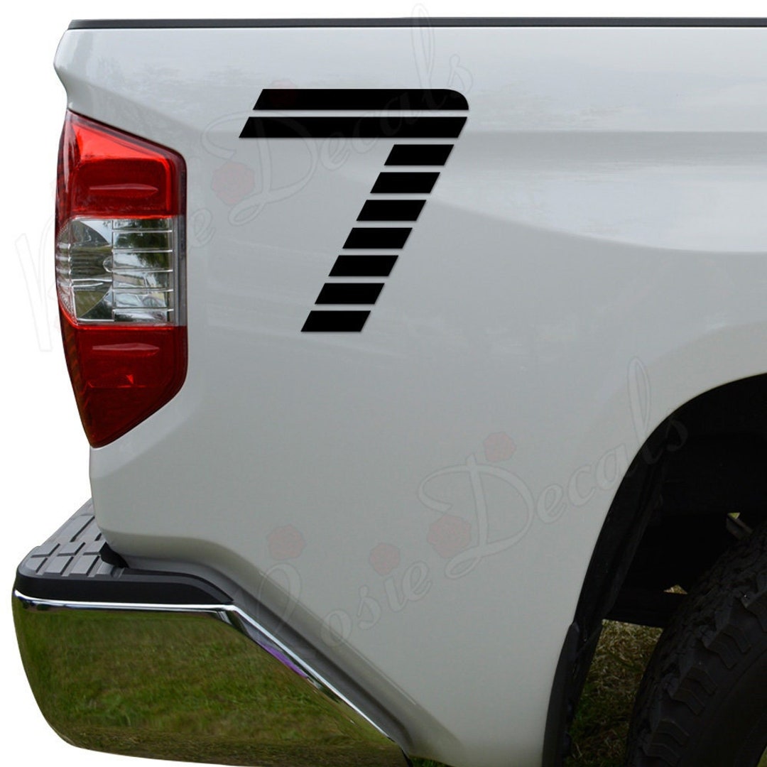 Racing Race Number 7 Style 1 Go Kart Helmet Die Cut Vinyl Decal Sticker ...