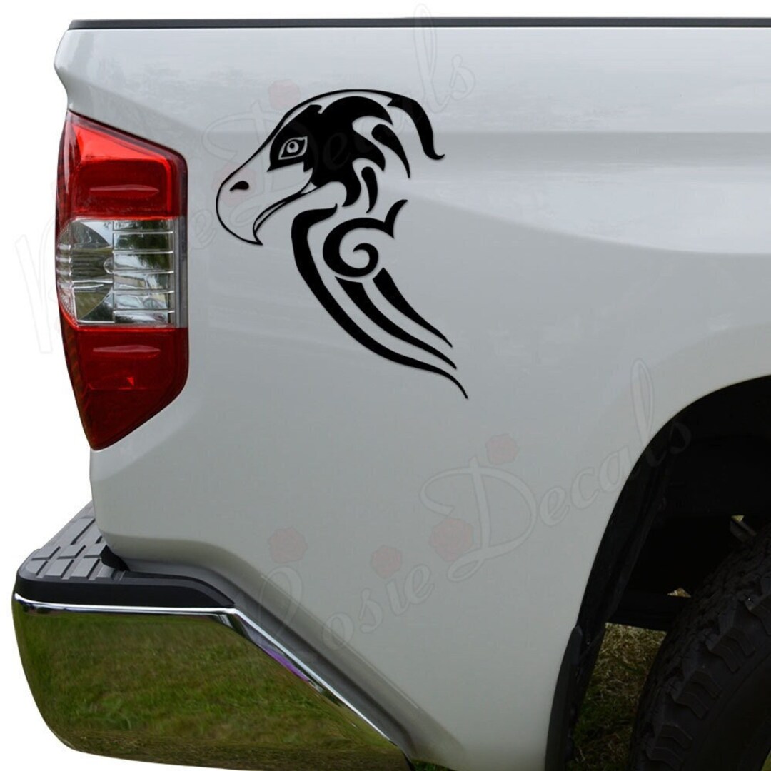 Seahawk Bird Tattoo Tribal Art Die Cut Vinyl Decal Sticker for Car ...