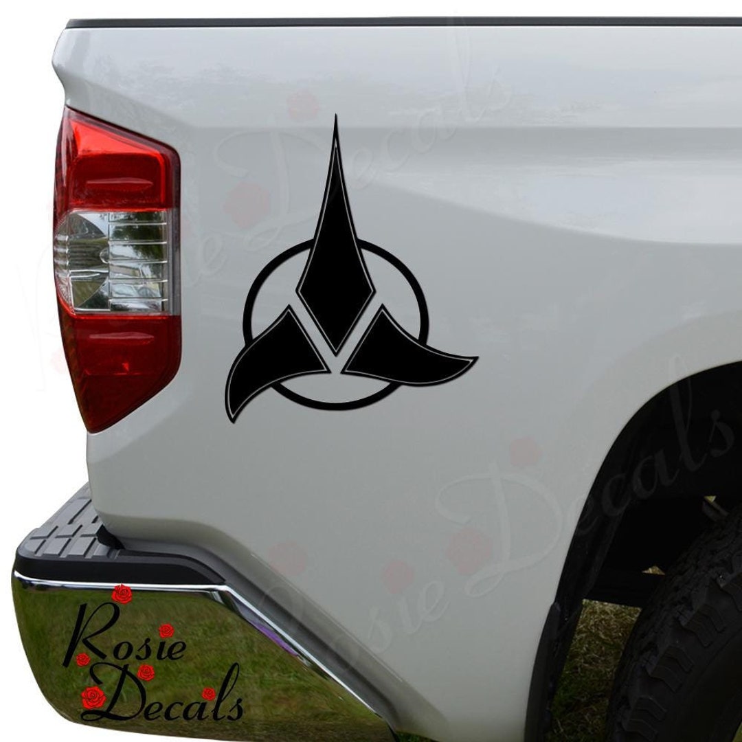 Klingon Empire Emblem Die Cut Vinyl Decal Sticker for Car Truck ...