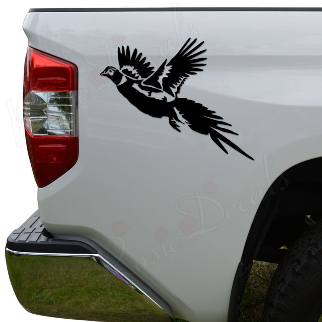 Pheasant Bird Hunting Sportsman Die Cut Vinyl Decal Sticker for Car ...