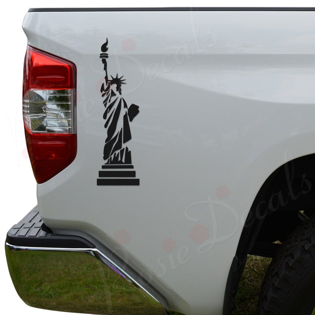 Statue of Liberty New York Harbor USA Freedom Die Cut Vinyl Decal ...