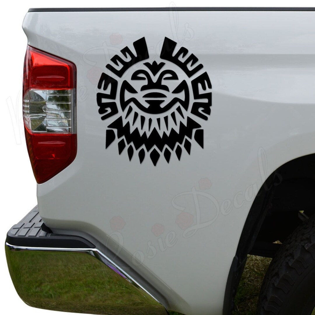 Mayan Indian Mask Native Die Cut Vinyl Decal Sticker for Car Truck ...