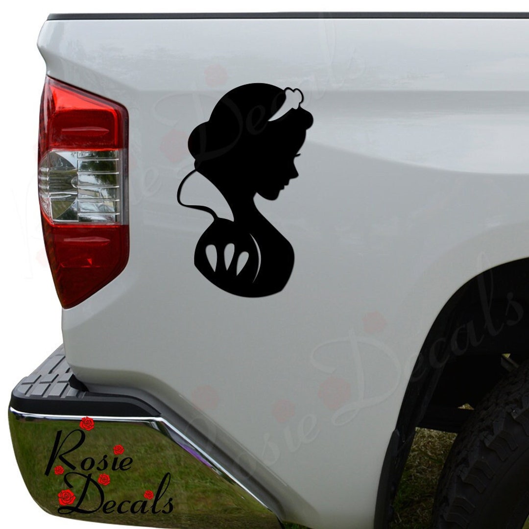 Snow Princess Castle Cartoon Drawing Fairy Tale Die Cut Vinyl Decal ...