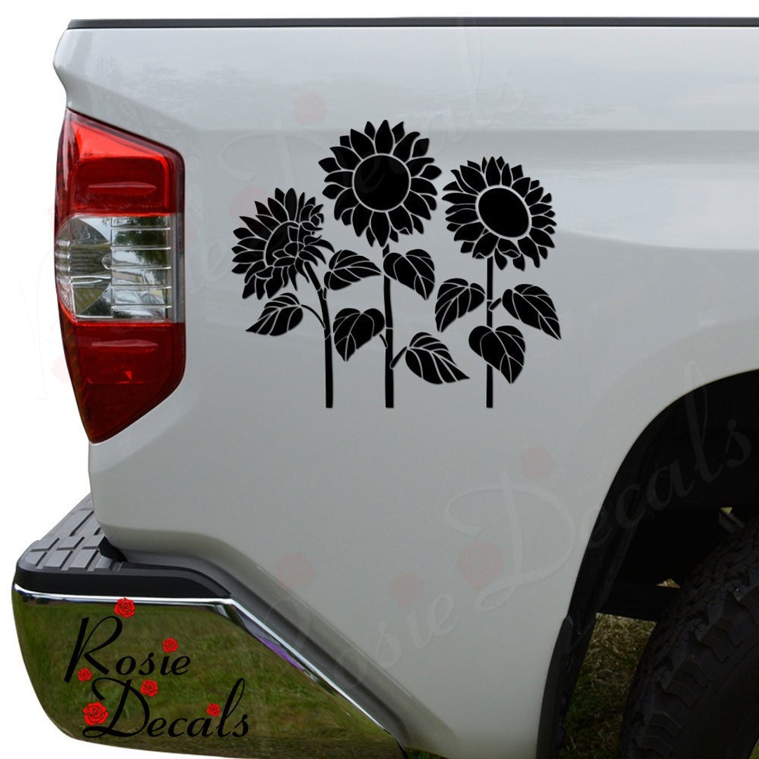 Sunflower Flower Plant Seeds Garden Farm Farmer Die Cut Vinyl Decal ...