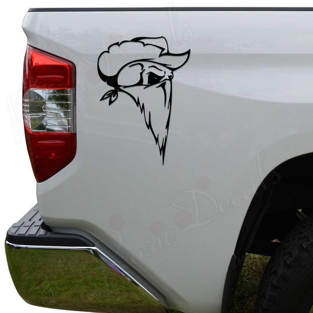 Bandit Outlaw Western Skull Gangster Die Cut Vinyl Decal Sticker for ...