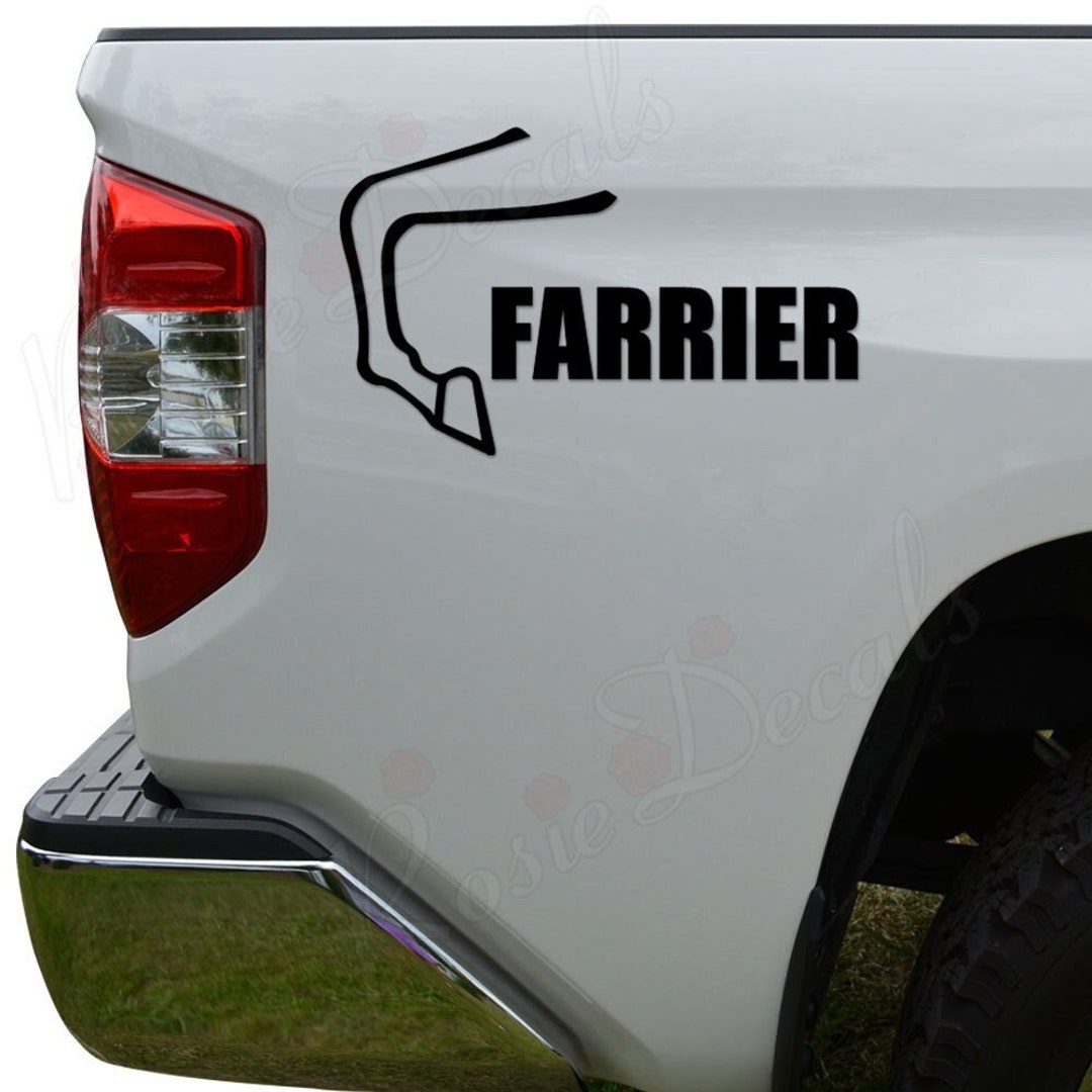 Farrier Horse Horseshoe Maker Die Cut Vinyl Decal Sticker for Car Truck ...