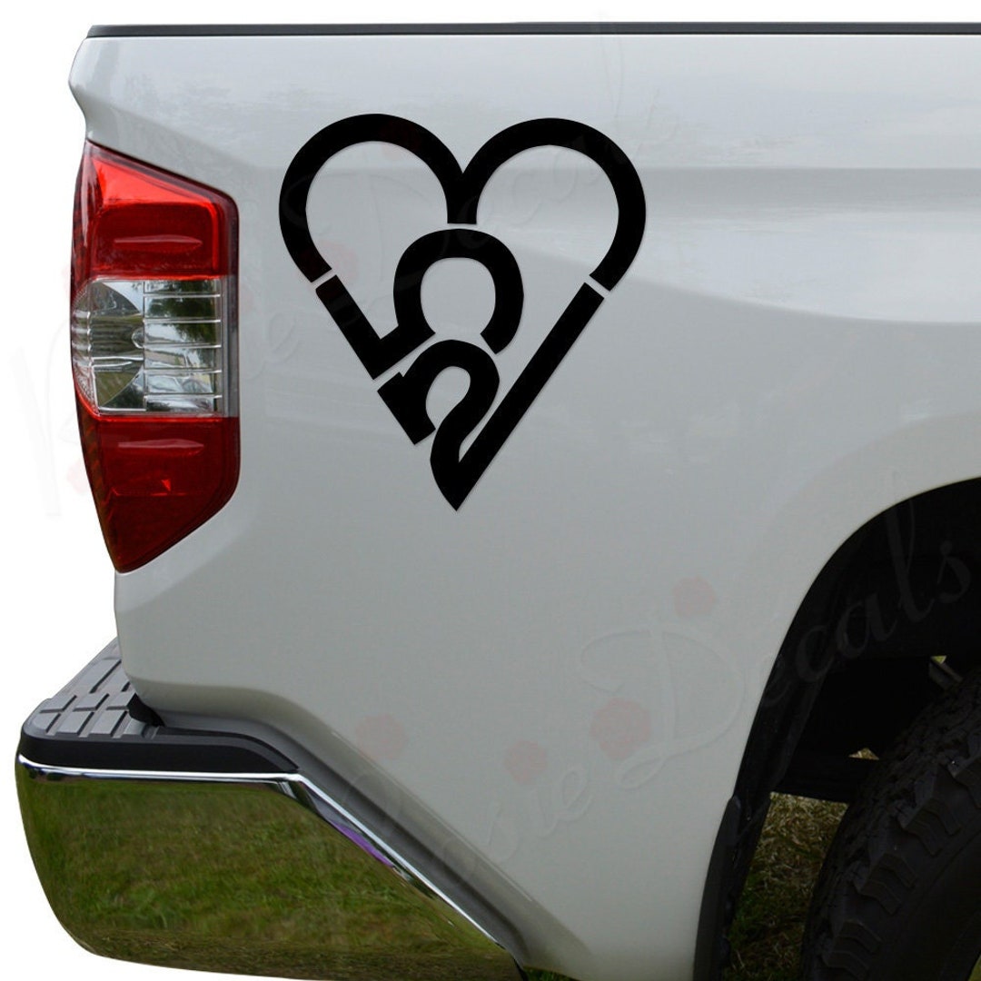 Area Code 253 Seattle Washington Love Heart Die Cut Vinyl Decal Sticker ...