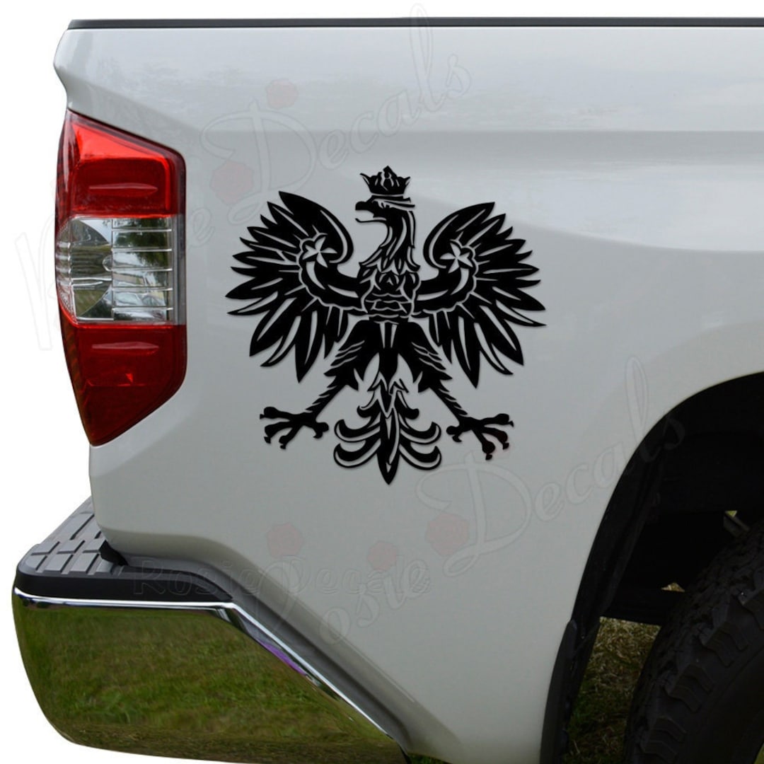 Polish Eagle Emblem Poland Coat of Arms Die Cut Vinyl Decal Sticker for ...