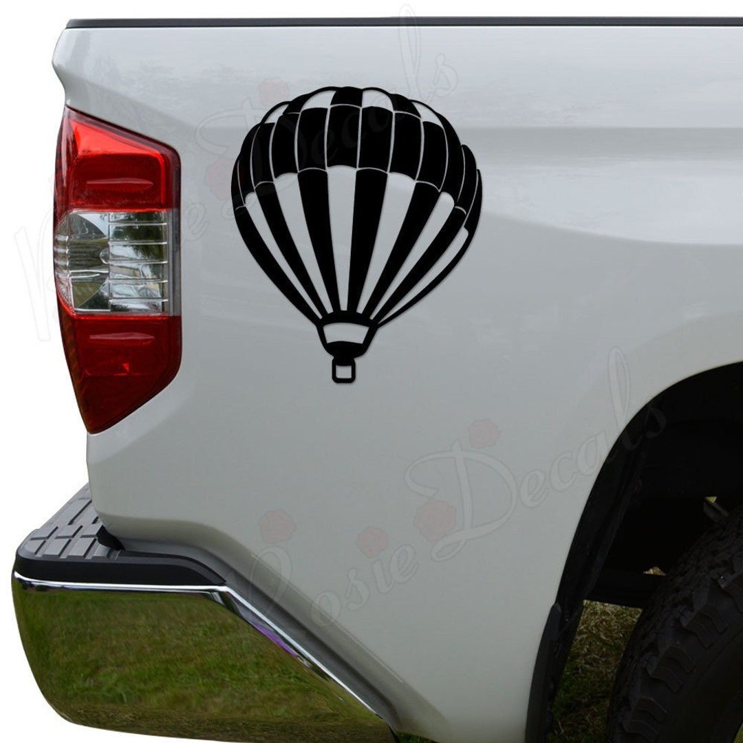 Hot Air Balloon Ride Fly Die Cut Vinyl Decal Sticker for Car Truck ...