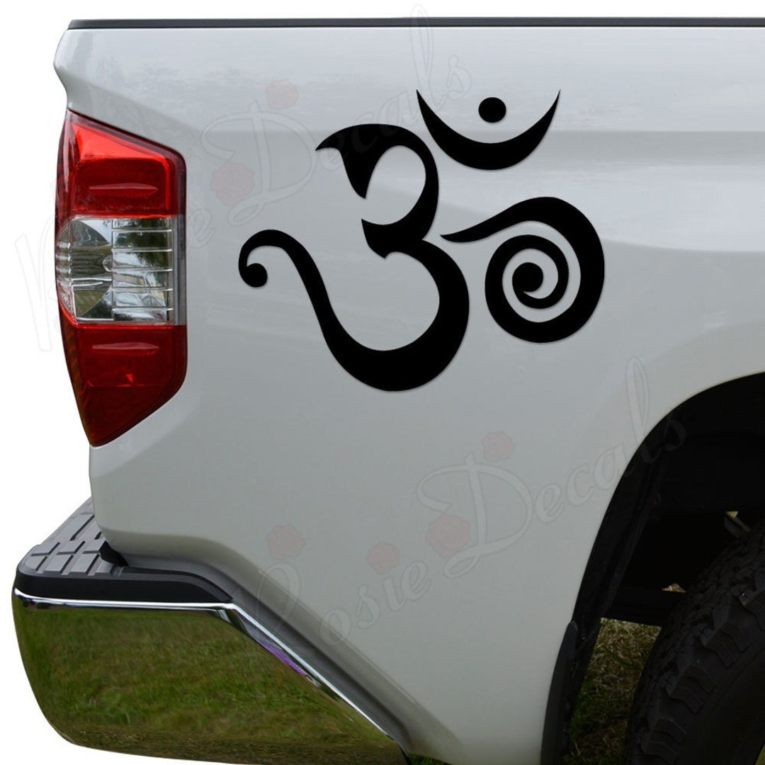 Aum Om Yoga Hinduism Hindu Die Cut Vinyl Decal Sticker for Car Truck ...